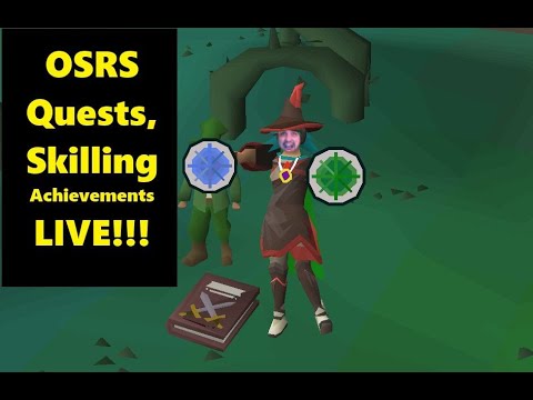 OSRS Runescape Live!: Quests, Achievements, Combat Tasks LIVE!!! Part 3 ...