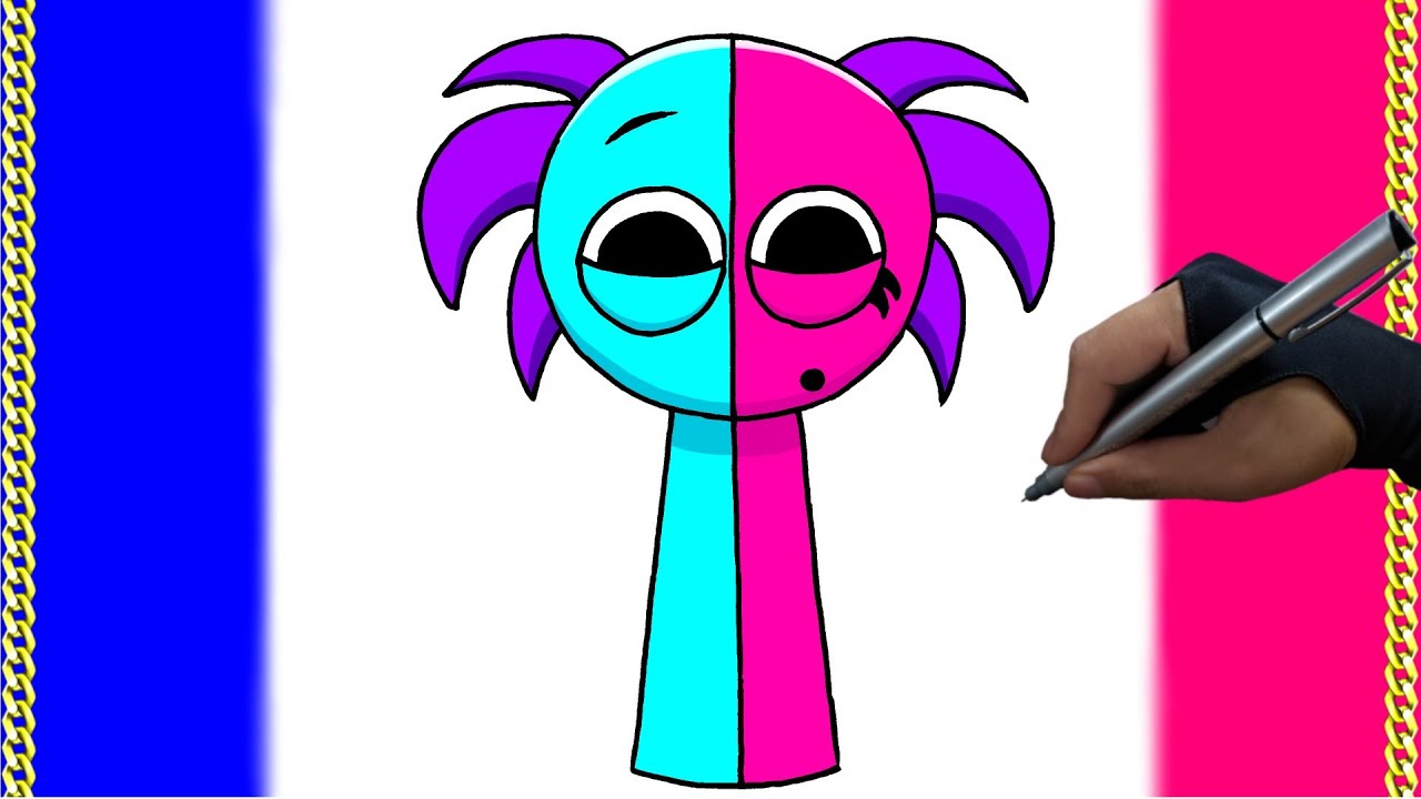 How To Draw Sprunki Semihemi Incredibox - YouTube