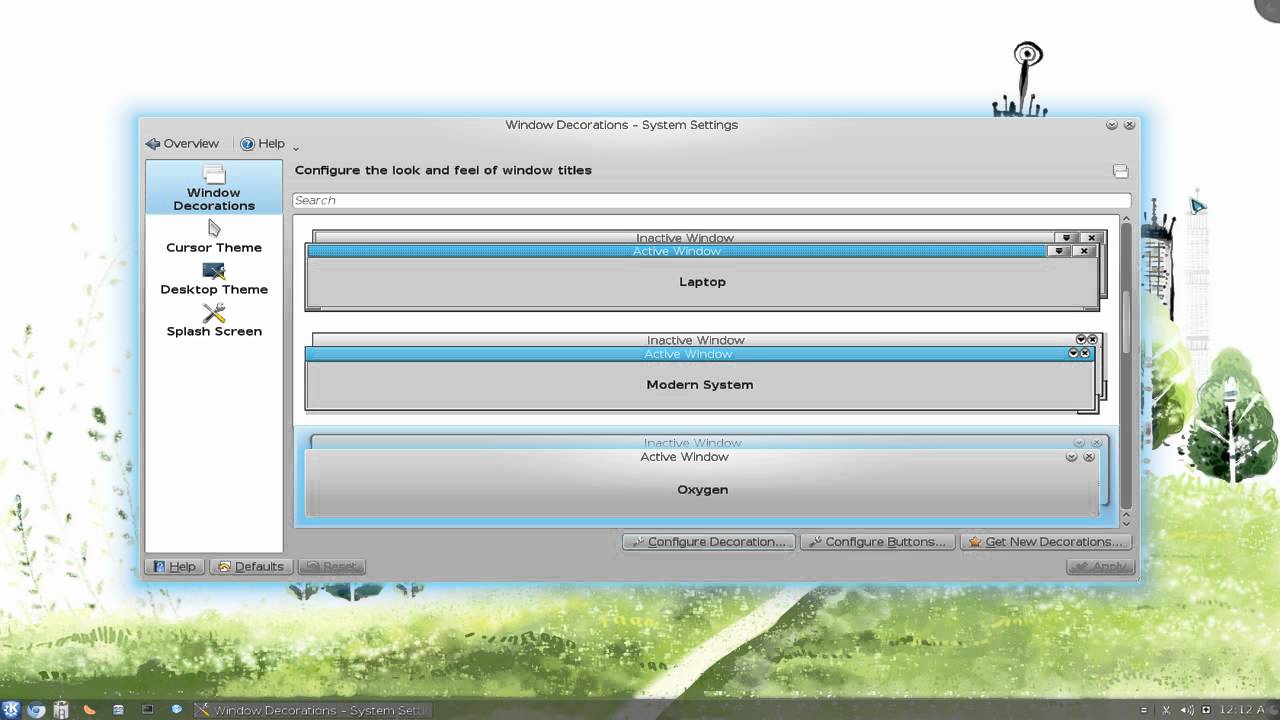 Disable Glow and Shadow - Window Decorations - Kubuntu 10.10 - YouTube