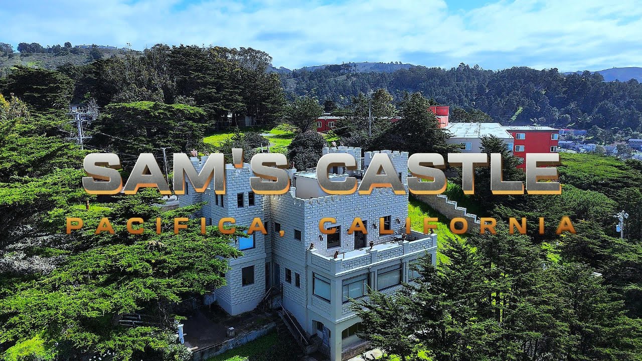 Sam's Castle 4k Drone Footage in Pacifica, California #aerialfootage # ...
