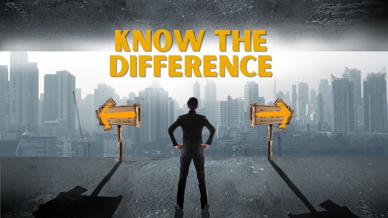 Know The Difference - YouTube