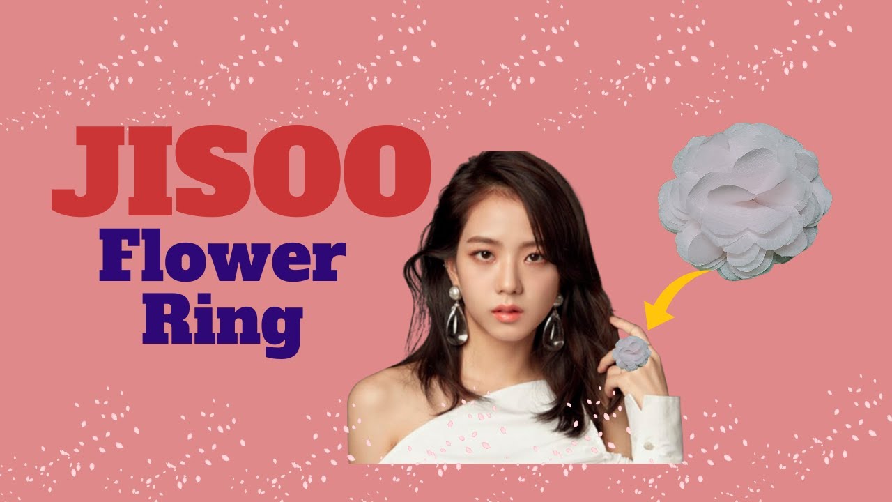 DIY Jisoo Flower Ring Tutorial | Jisoo Flower Ring🌸🌸💍#diy #jisoo # ...