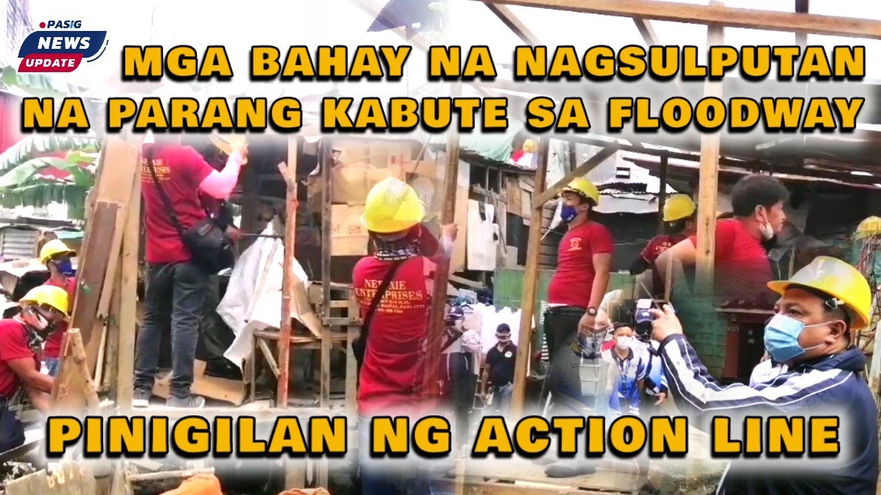 PASIG NEWS UPDATE: MGA BAHAY NA NAGSULPUTAN SA WESTBANK ROAD FLOODWAY ...