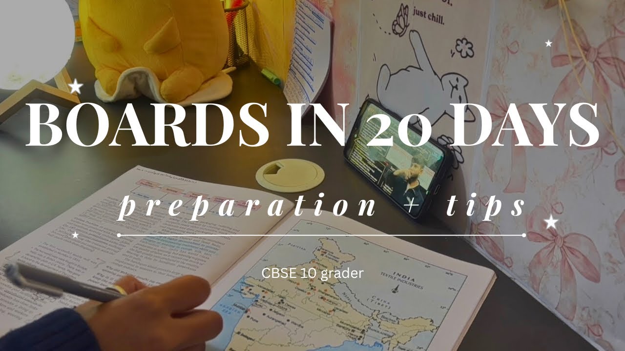 BOARDS IN 20 DAYS| life as CBSE Class 10 Board exam,Last 20 Days ...