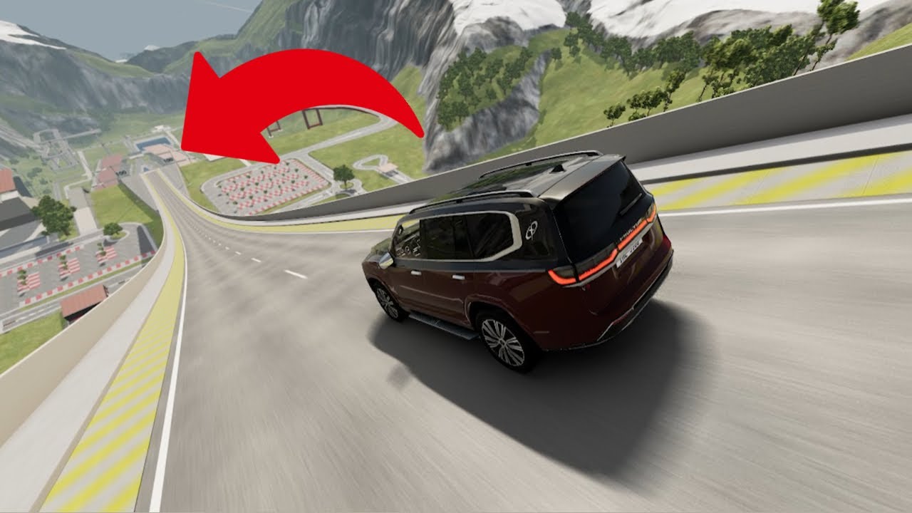 Long Jump #15-Four Door Cars-BeamNG Drive - YouTube