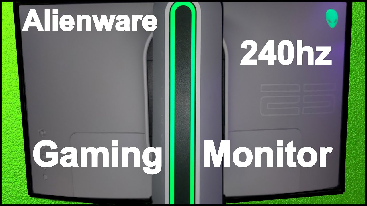 Alienware 25" 240hz Gaming Monitor Unboxing - YouTube