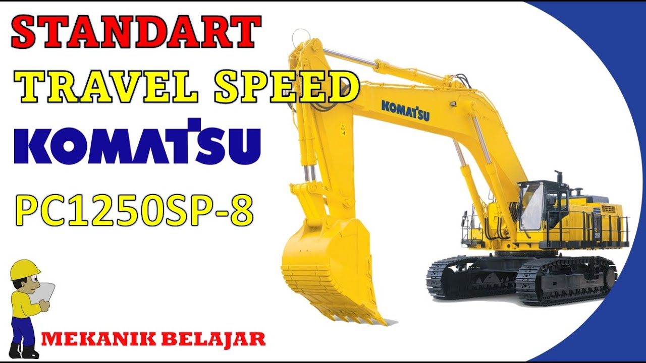 STANDART TRAVEL SPEED PC1250-8 - YouTube