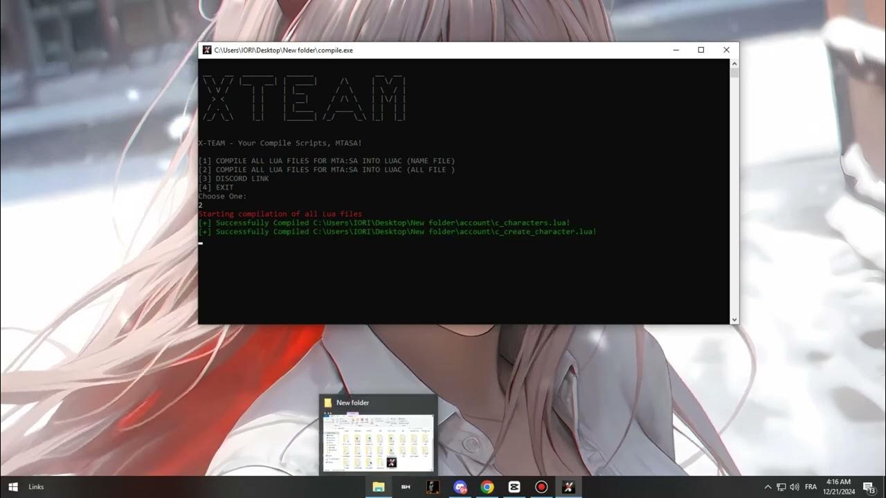 NEW COMPILE LUA SCRIPT MTASA FOR PROTECTION SERVER X-TEAM🙏 ️ - YouTube