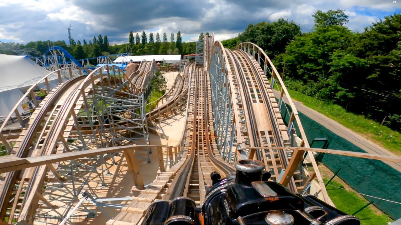 WOOD EXPRESS - Parc Saint Paul (Gravity Group Wooden Coaster) - YouTube