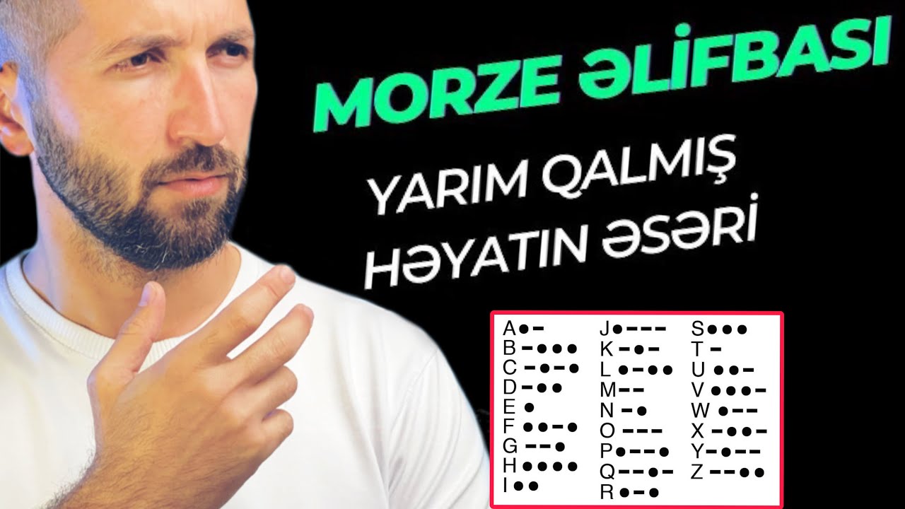 Ən fərqli əlifba - Morz əlifbası nədir? Necə yarandı? - YouTube