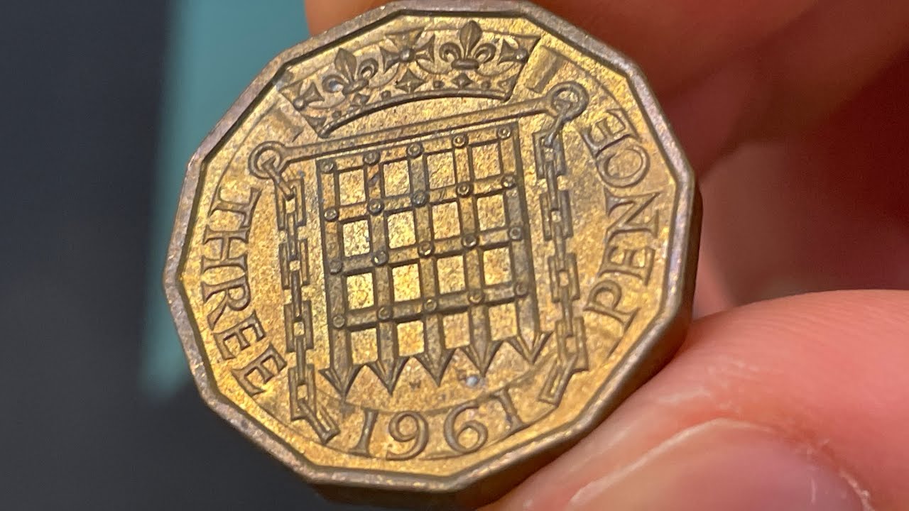 1961 United Kingdom Three Pence / 3 Pence Coin • Values, Information ...