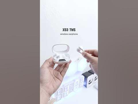 🍚 unboxing x53 tws wireless earphone #aesthetic #white #earbuds #unboxing #cute - YouTube