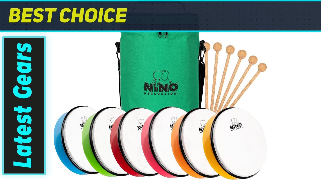 Nino Percussion 6 Piece Hand Drum Set: The Ultimate Classroom Rhythm ...