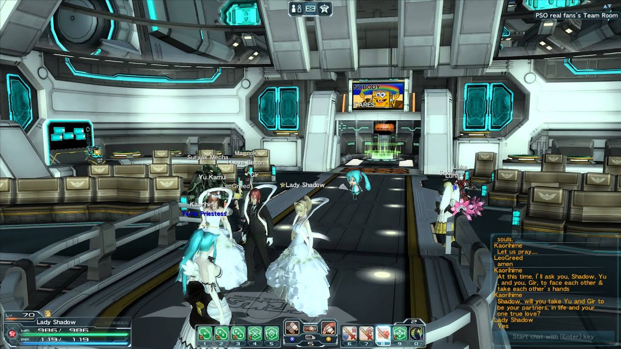 Pso2 Real Fans Wedding (Yu's , Shadow's, Gir's) ^^ - YouTube