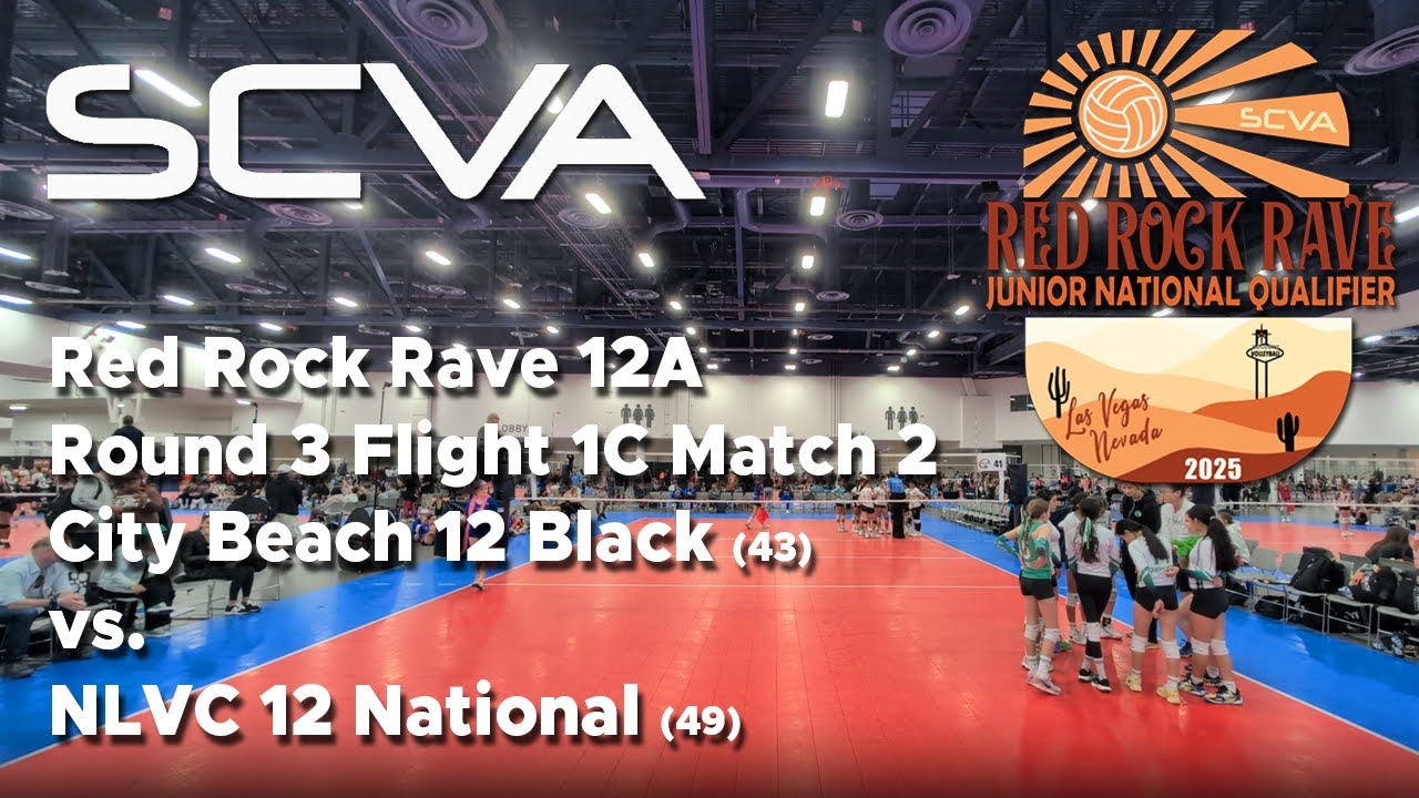 2025 SCVA Red Rock Rave: Round 3: City Beach 12 Black vs NLVC 12 ...