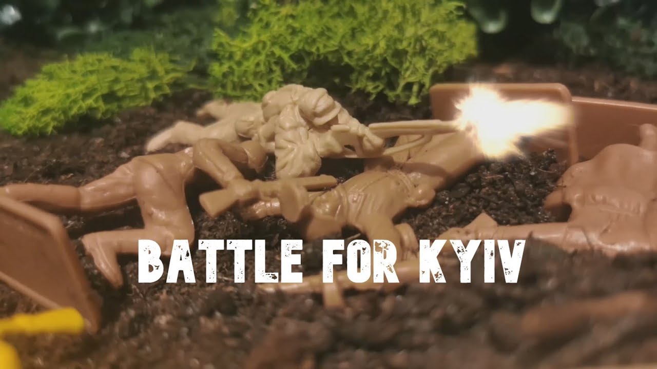 WW2 army men stop motion ep. 2 | Battle for Kyiv toy soldiers - YouTube
