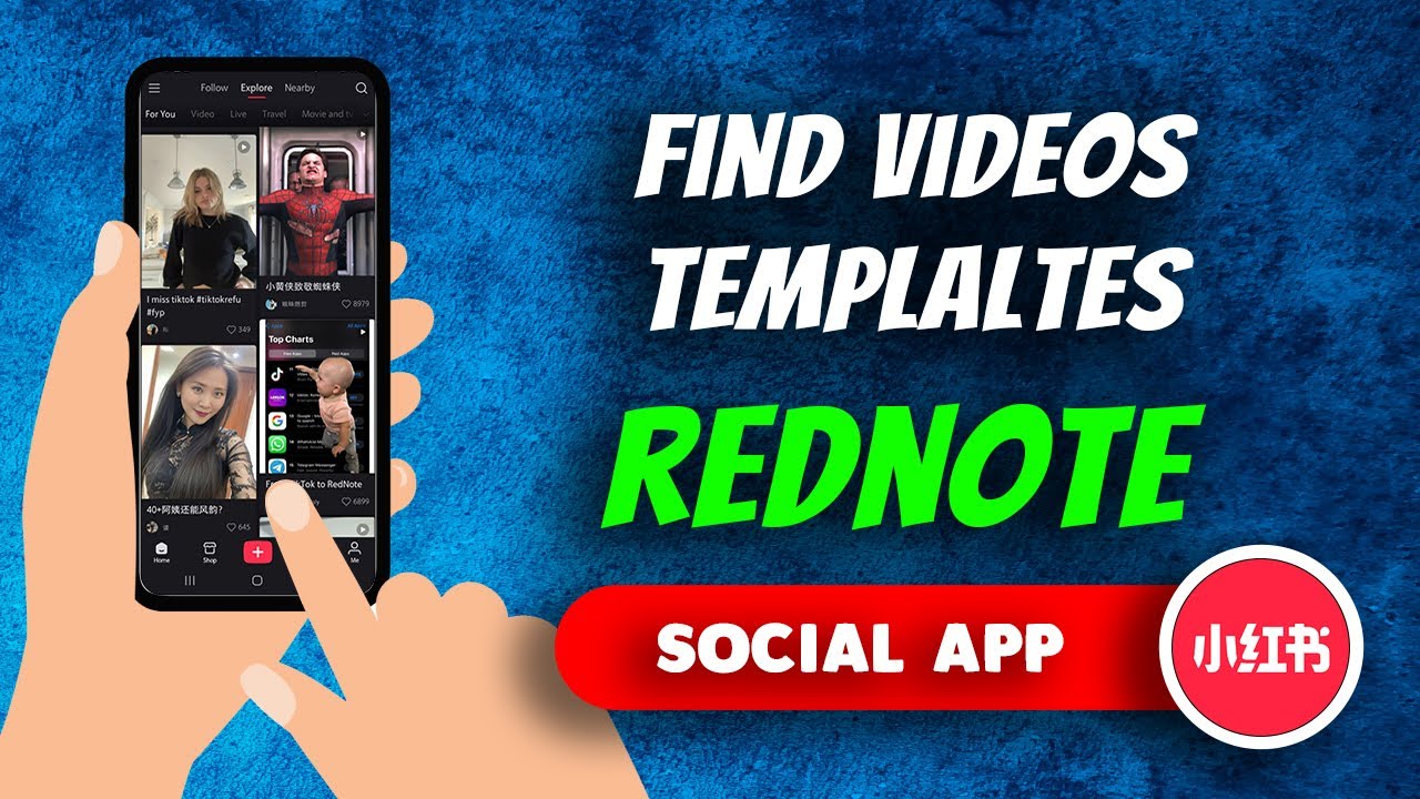 How To Get Video Template On Rednote App - YouTube