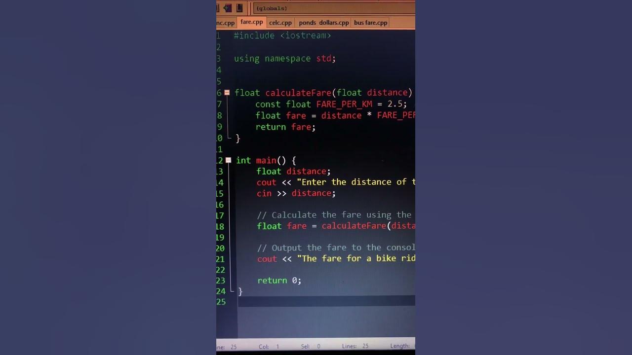 Bike Fare C Coders Codingninja Codinglife Codemasters Codelife Coding Code Coders Cpp