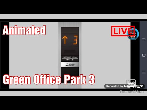 (ANIMASI) Lift Mitsubishi di Green Office Park 3 BSD, Banten - YouTube