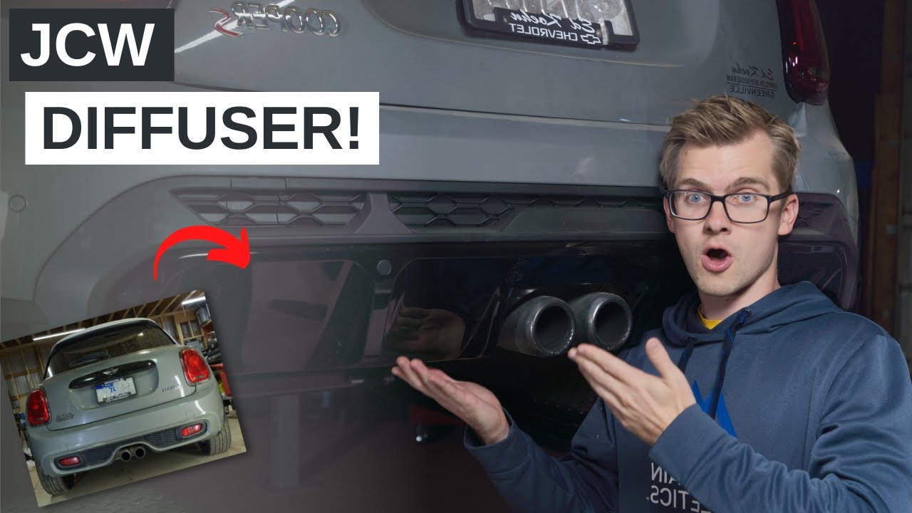 Installing the NEW 2024 MINI COOPER JCW REAR BUMPER! - YouTube