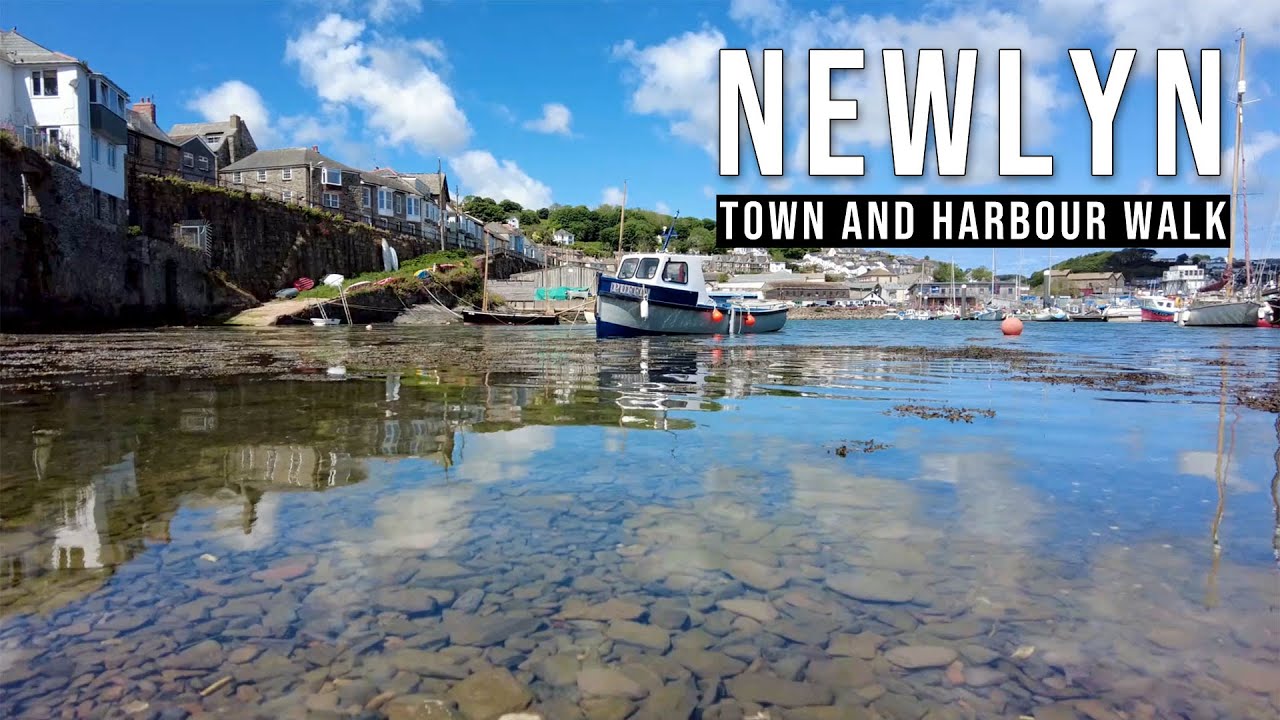 NEWLYN Walk Around Harbour & Streets - Plus Bonus Drone Footage ...