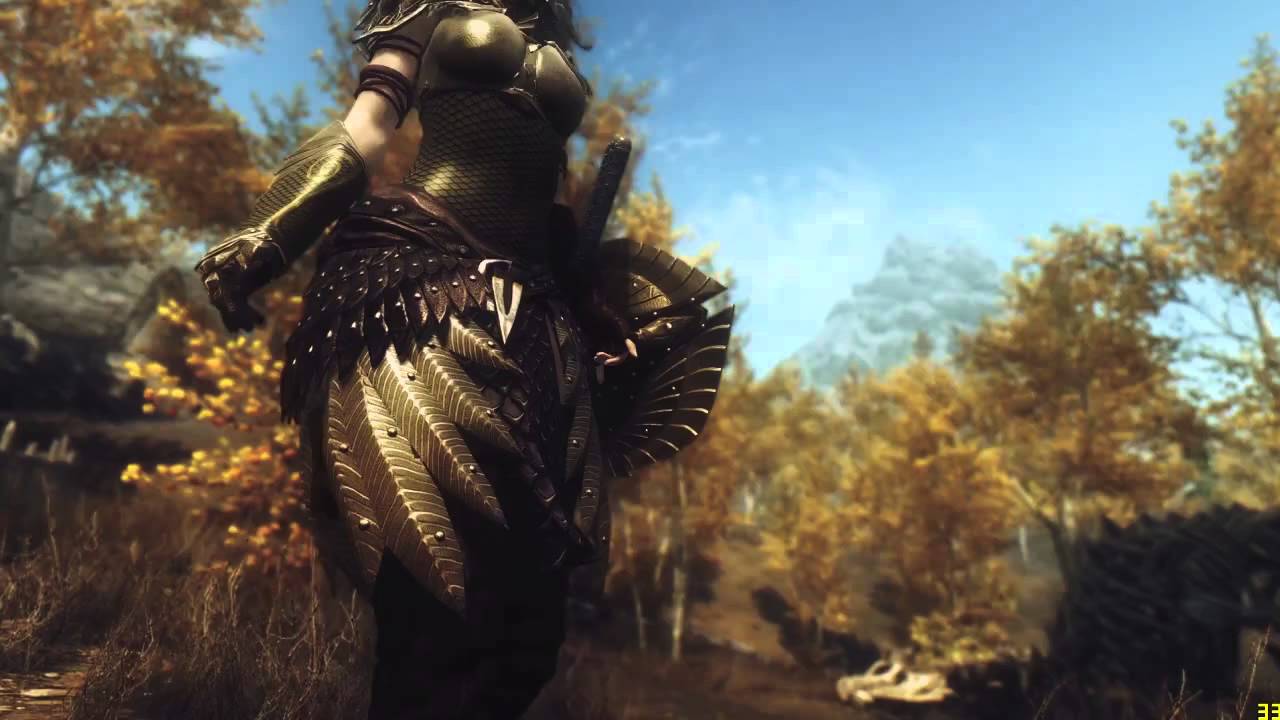 Elven Scout Armor [skyrim MOD] - YouTube