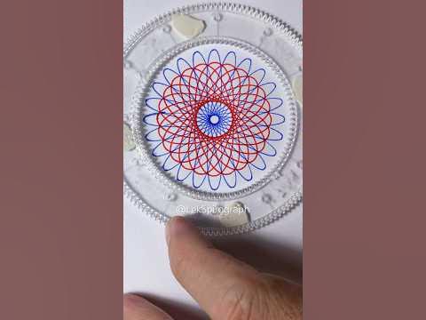 How to draw with spirograph | Easy Spirograph Art for Beginners |ASMR #Spirograph #shorts #art # ...