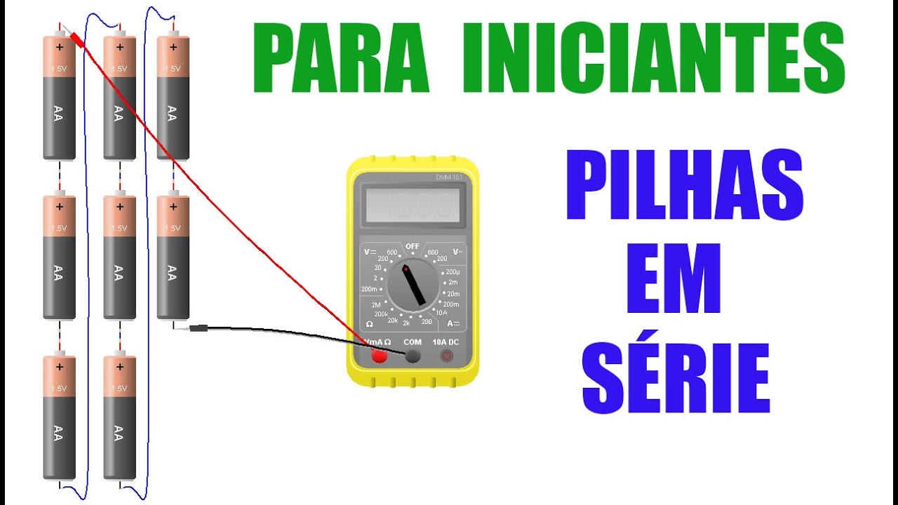 Como Ligar Pilhas Em Serie No Simulador Circuit Wizard - YouTube