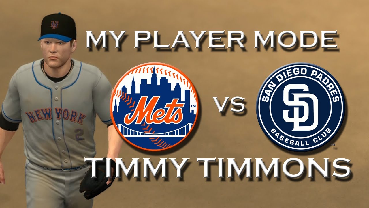 MLB 2K12: New York Mets vs. San Diego Padres - Timmy Timmons: My Player ...