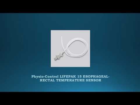 Physio-Control LIFEPAK 15 ESOPHAGEAL-RECTAL TEMPERATURE SENSOR - YouTube