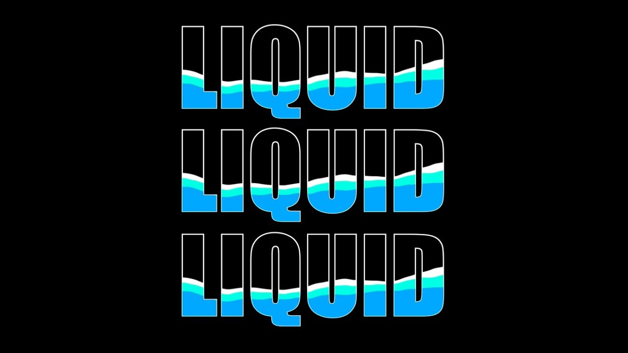 Easy Liquid Text Animation in After Effects | No Plugins - YouTube