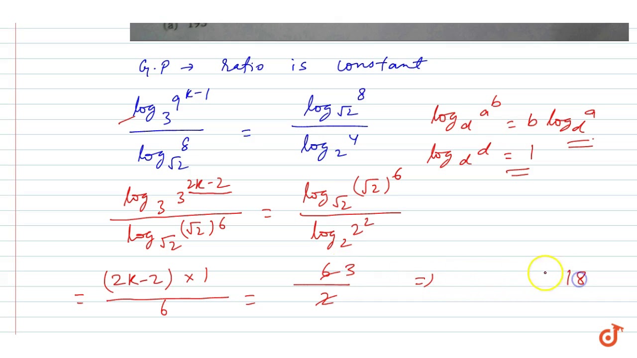 If log4 log8 And Log 9k 1 Are Consecutive Terms Of A Geometric if-log4-log8-and-log-9k-1-are-consecutive-terms-of-a-geometric