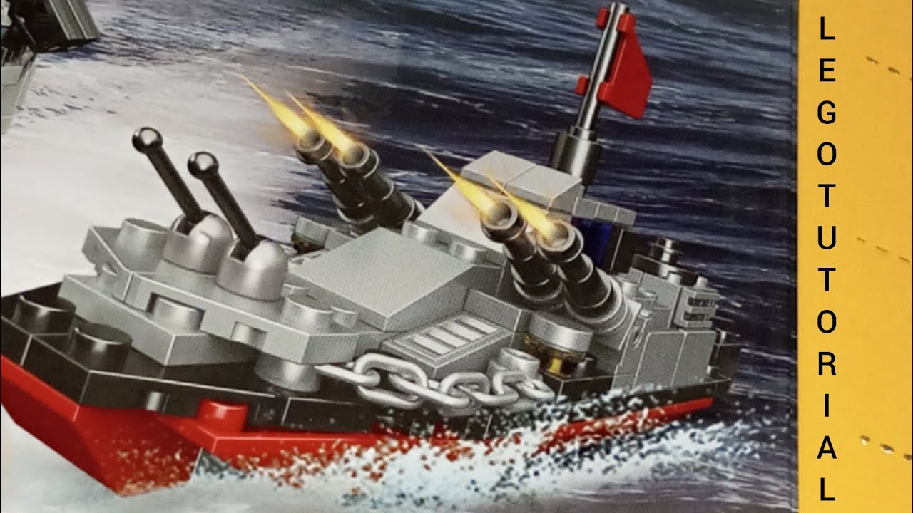 How To Build A Lego Battle Ship 🚢 ⚓ Tutorial - YouTube