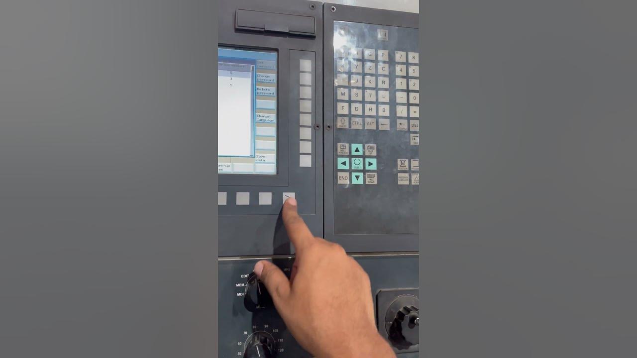 Siemens sinumerik 802d sl commissioning screen #technology #cnc #lathe #commissioning - YouTube
