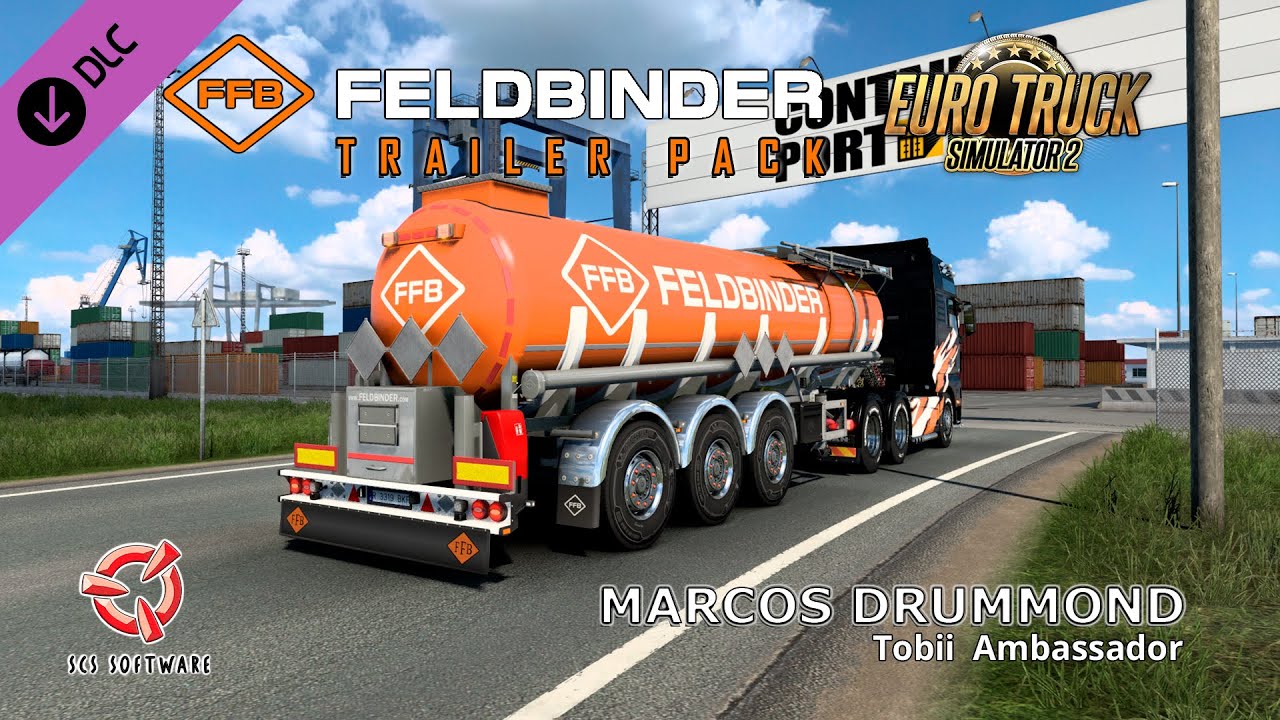 Apresentação da Nova DLC para ETS 2 - Feldbinder Trailer Pack DLC - ADR ...