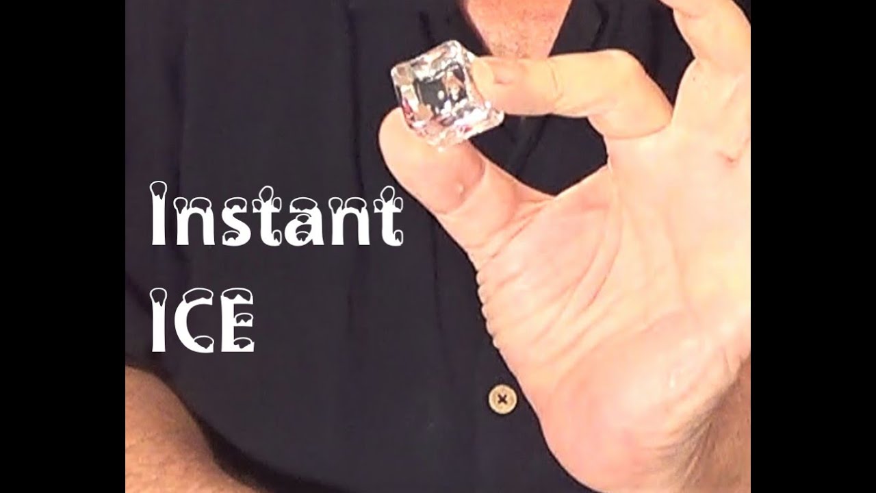 Instant ICE - Magic Trick - YouTube