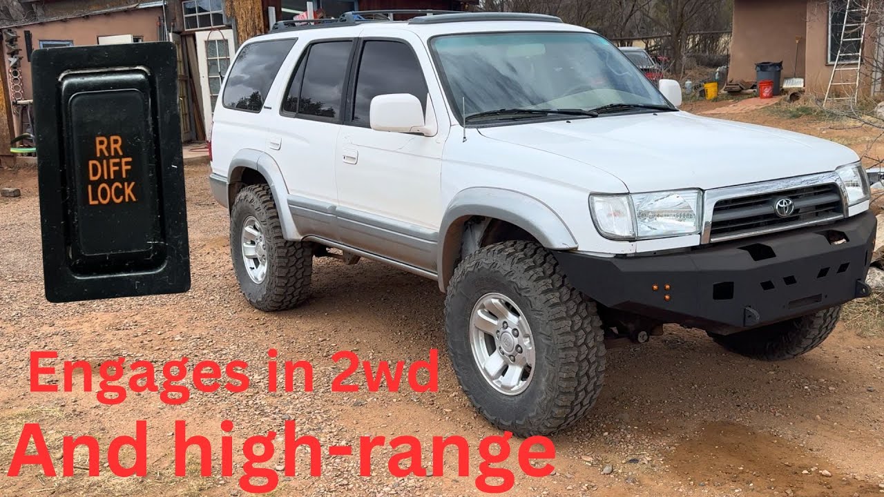 The Tacoma/4runner "Grey wire" E-locker Mod for better control - YouTube