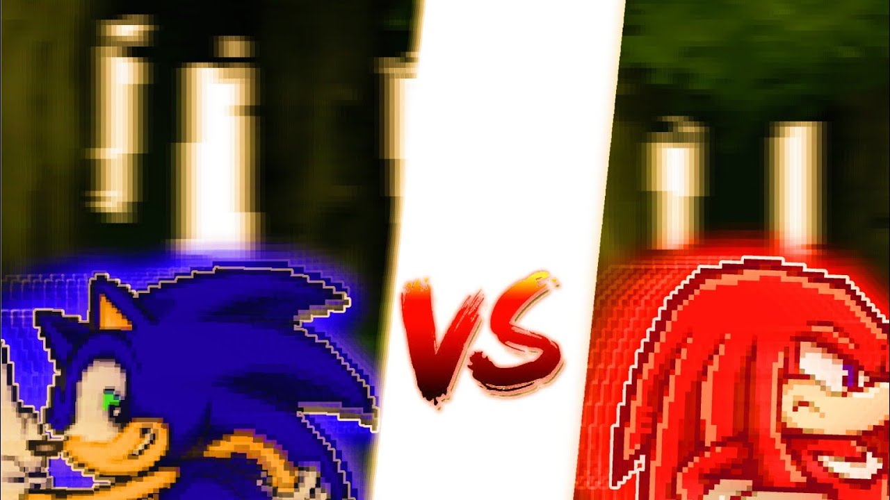 [🔵sonic vs knuckles🔴]Stick nodes sprite snimation 1/3 - YouTube