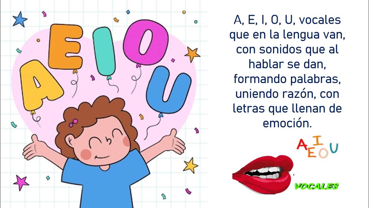 POEMA: LAS VOCALES - YouTube
