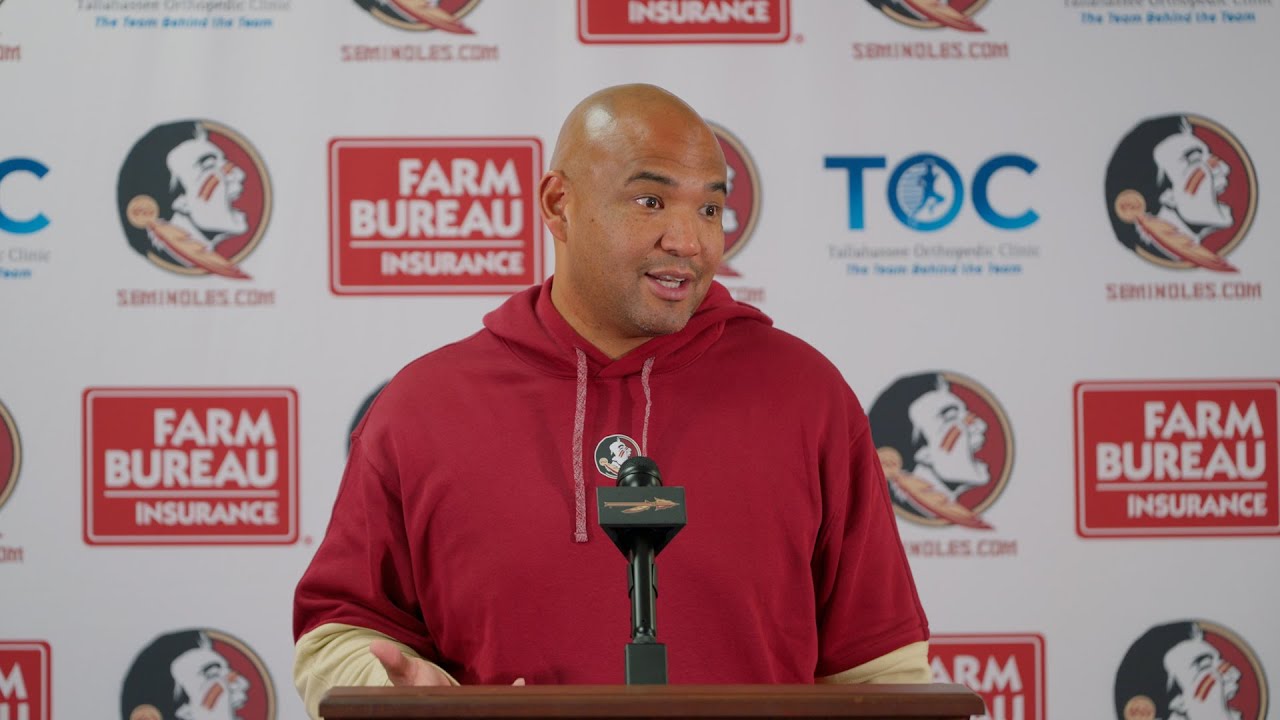 FSU Football | Tony White Press Conference presented by Florida Blue ...