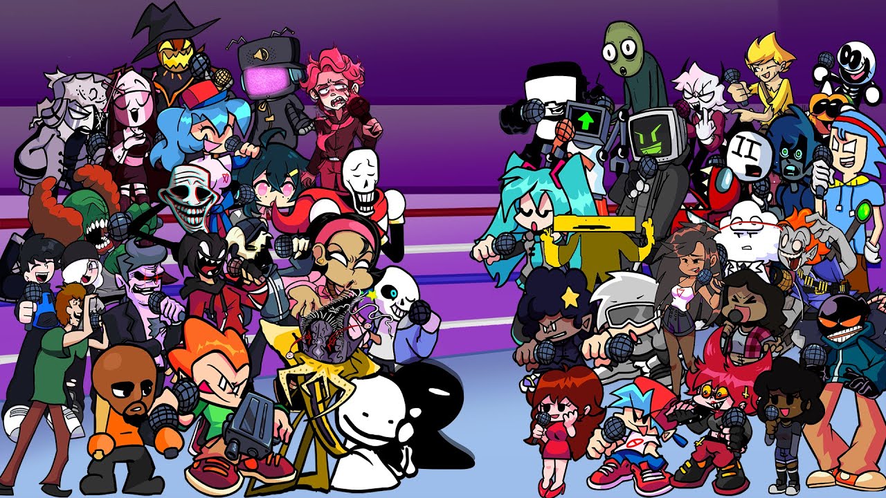 FNF Final Destination pero cada turno cambia el personaje - YouTube