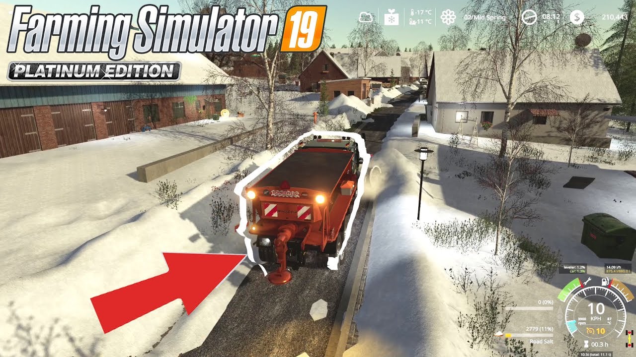 Saving a Village from a Snow Storm | Timelapse | FS19 | Farming ...