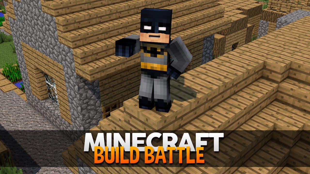 Minecraft: O BATMAN GANHA TUDO! (BUILD BATTLE) - YouTube