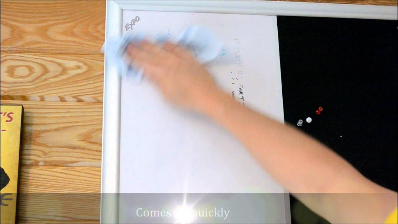 How To RESTORE A Damage Dry Erase Board Whiteboard - YouTube