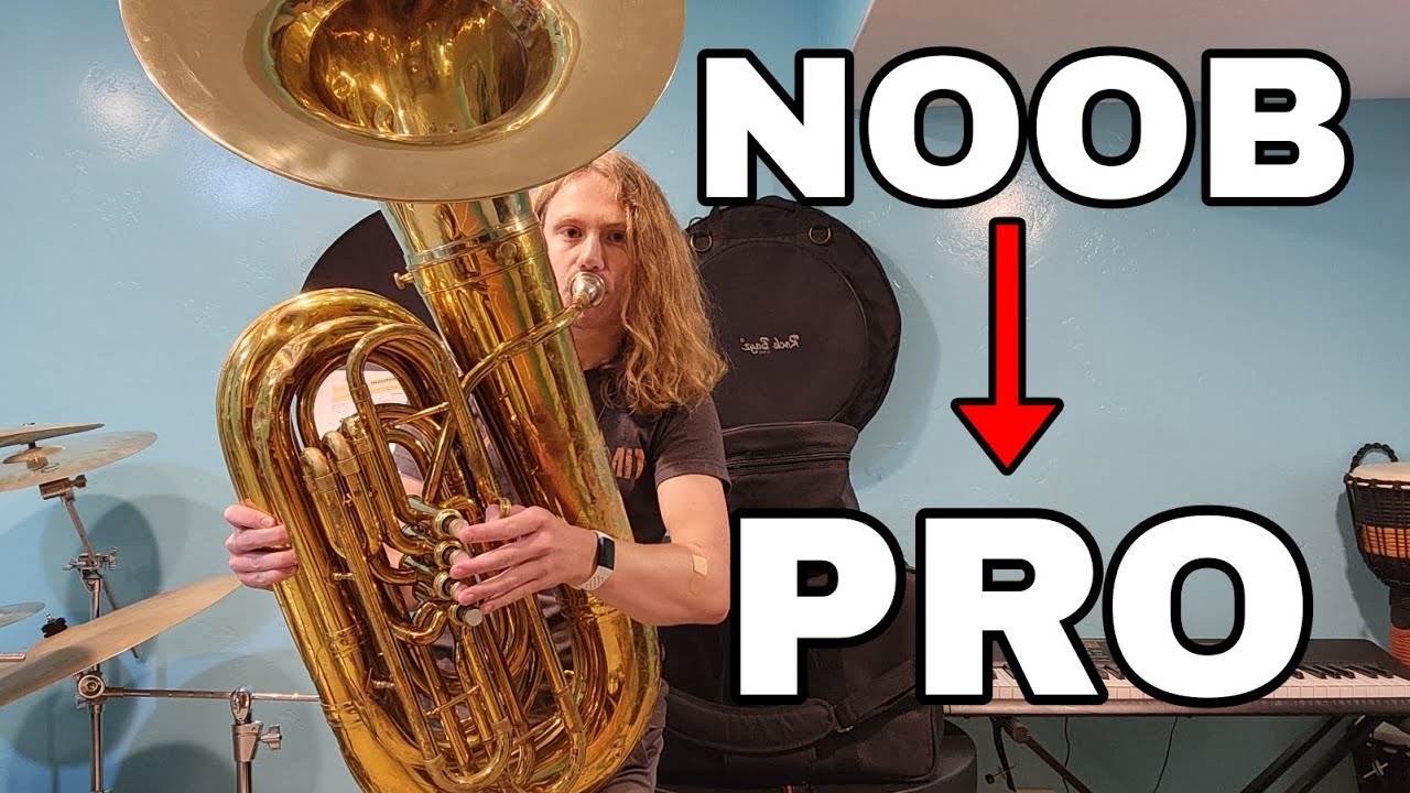 1 Second to 5 Years Of Playing TUBA - YouTube