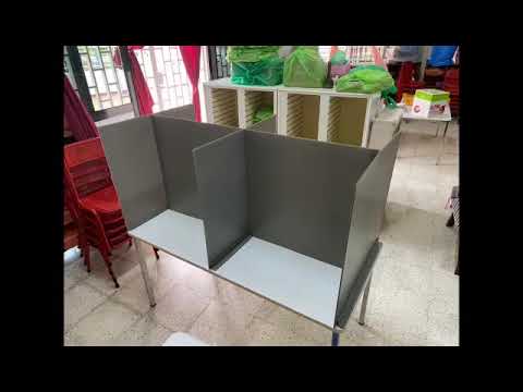 DIY Table Divider (PP Board & Acrylic) - YouTube