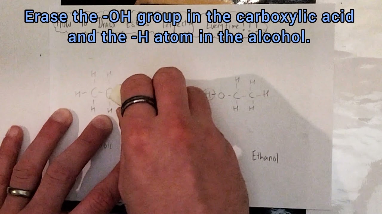Chemistry | GCSE | Learn This Trick To Draw Esters Perfectly In 1 ...