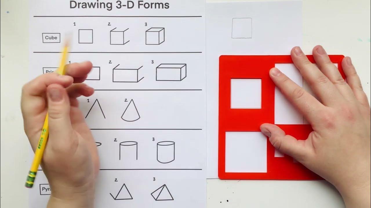 Drawing 3D Forms - YouTube