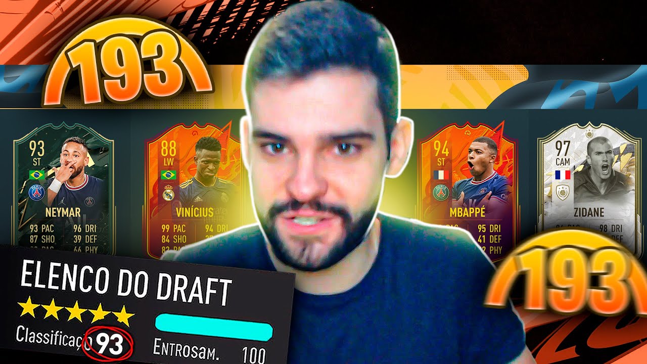 FUT DRAFT 100% *ATUALIZADO*!!! QUE TIME ABSURDO!! FIFA 22 🤯🤯🤯 - YouTube