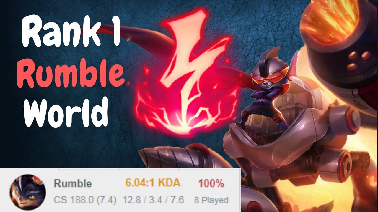 CHALLENGER RANK 1 RUMBLE SHOWS HOW TO CARRY MASTER TIER - ft conor ...